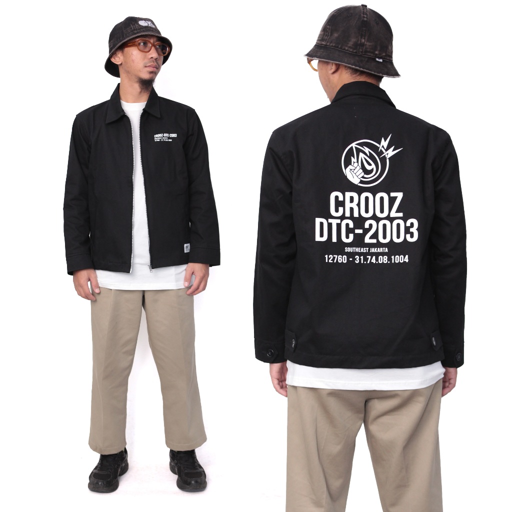 Jual CROOZ PLACING WORK JACKET | Shopee Indonesia
