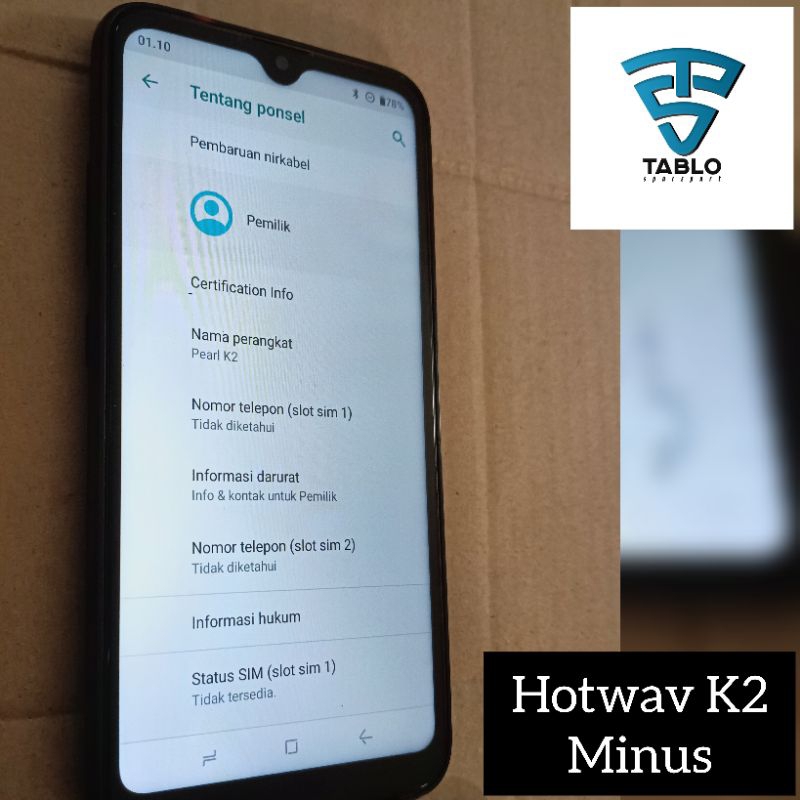 Jual hp Hotwav K2 minus touchscreen eror ram 3/32 gb | Shopee Indonesia