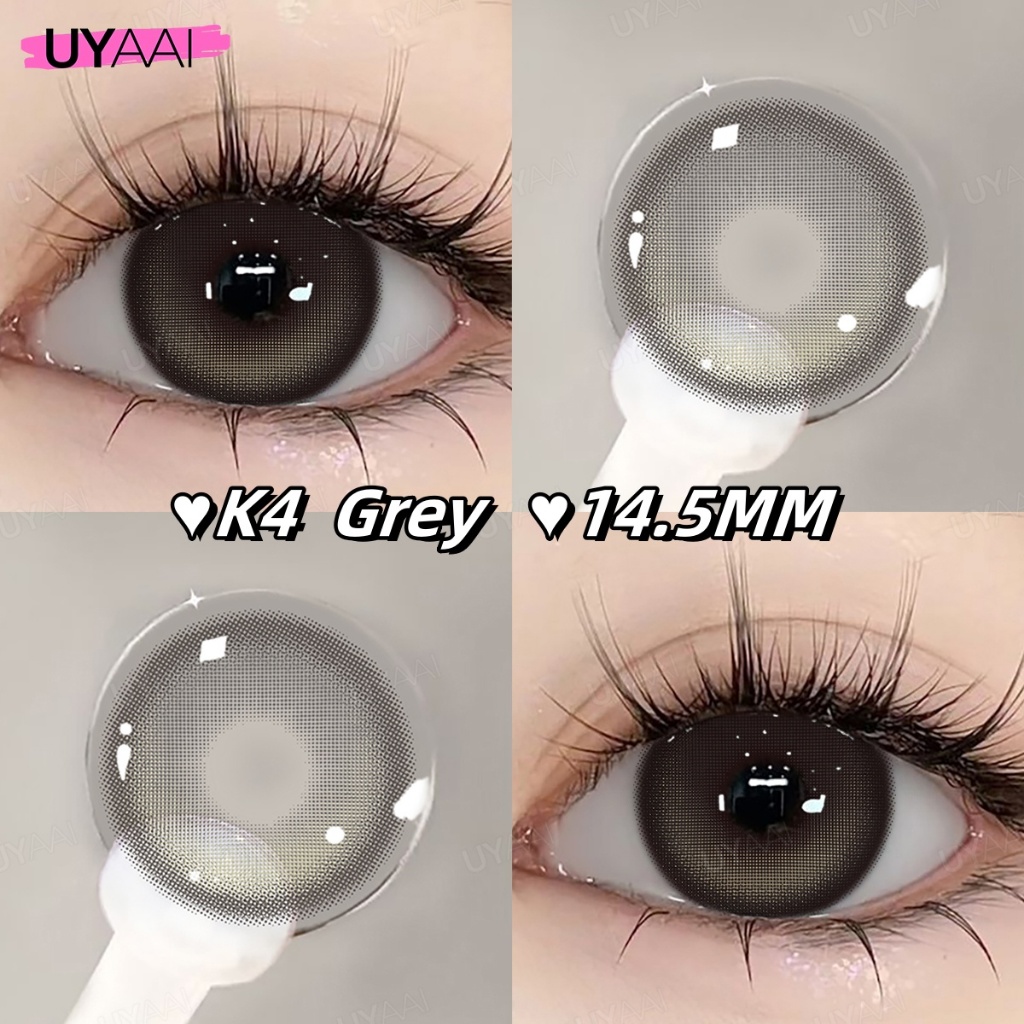 Jual UYAAI SOFTLENS K4 LENSA KONTAK 14.5 MM soft lens MINUS 0-6.00 USE ...