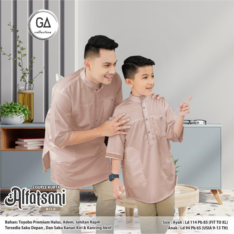 Jual Al fatsani Set Couple Kurta Toyobo Premium | Shopee Indonesia