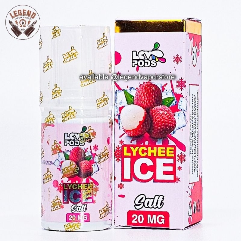 Jual SALT NIC - LIQUID LCV PODS Lychee Ice 30ML 20MG AUTHENTIC | Shopee ...