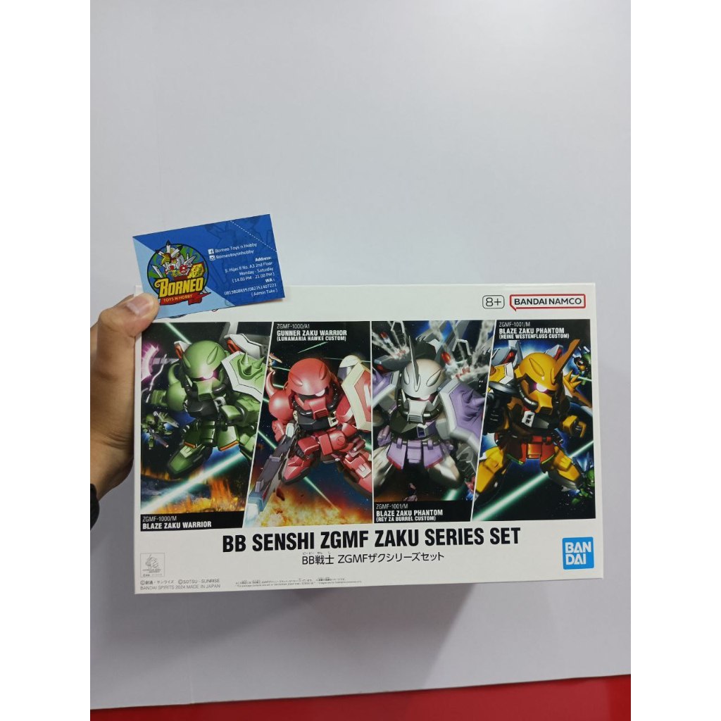 Jual SD BB Senshi ZGMF Zaku Series Set | Shopee Indonesia