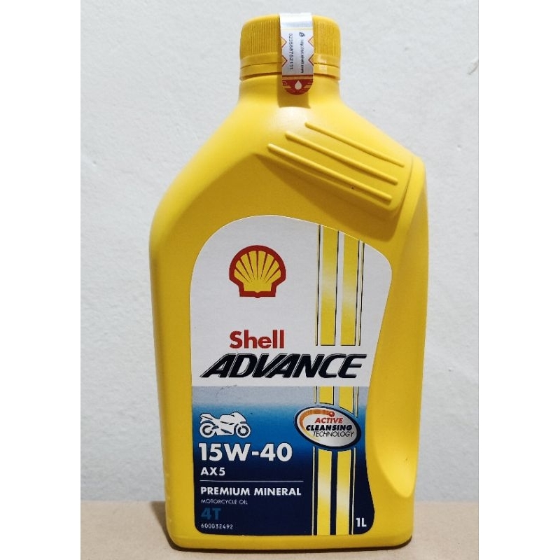 Jual Oli Shell Advance AX5 1Liter 15W-40, Oli Motor | Shopee Indonesia