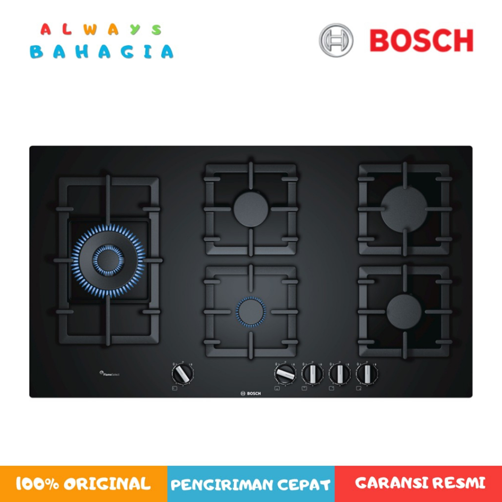 Jual BOSCH PPS9A6B90 KOMPOR GAS TEMPERED GLASS 5 TUNGKU 90 CM | Shopee ...