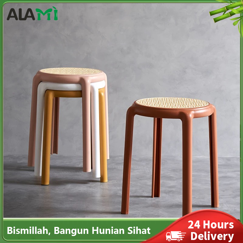 Jual Alami Kursi Rotan Bangku / Bangku Plastik / Bangku Rotan / Bangku ...