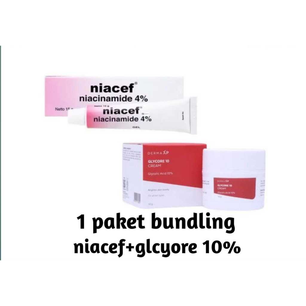 Jual PAKET BUNDLING NIACEF+GLYCORE 10% MENYAMARKAN NODA HITAM | Shopee ...