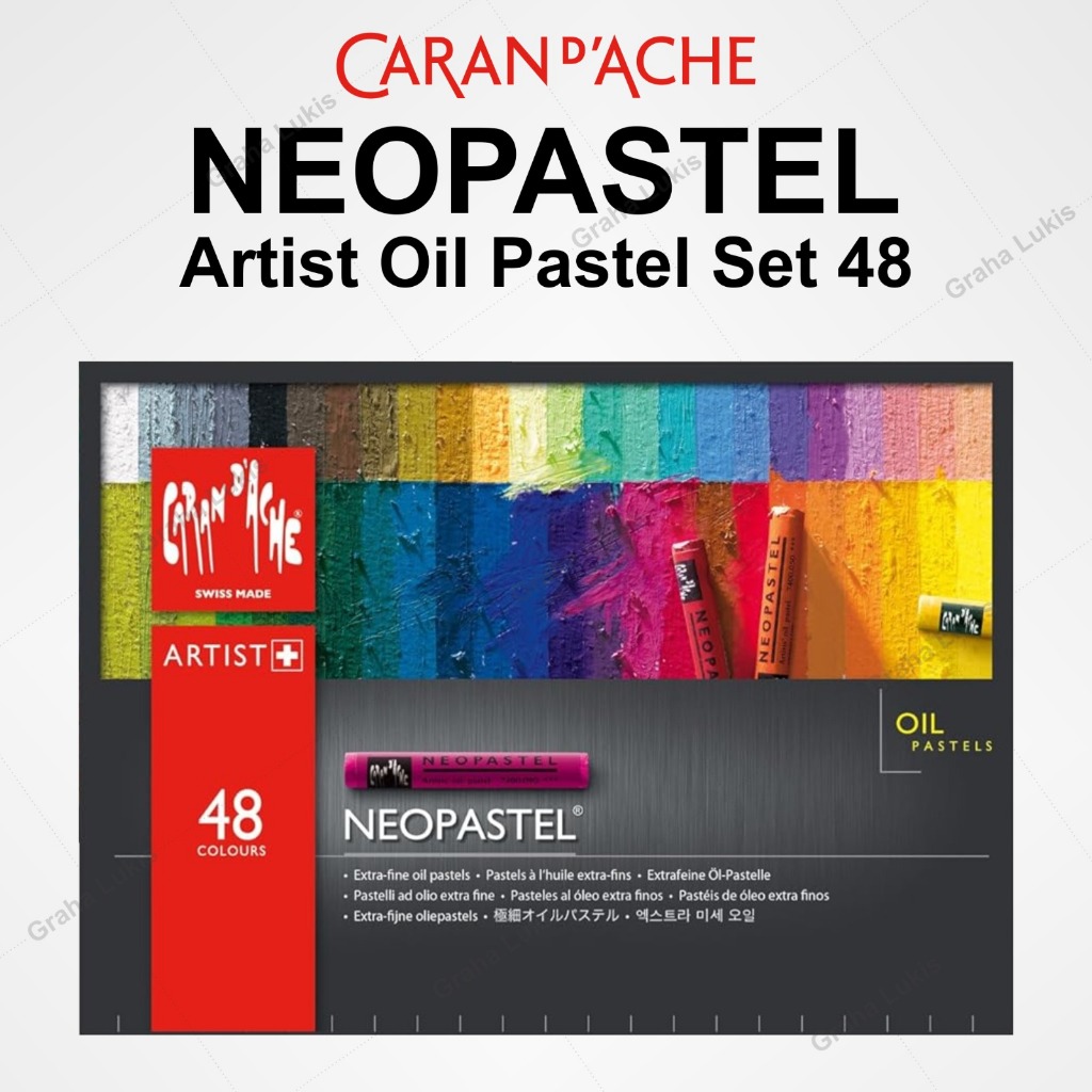 Jual Carand'ache Neo Pastel Set 48 / Crayon Neopastel 48 Oil Pastel ...