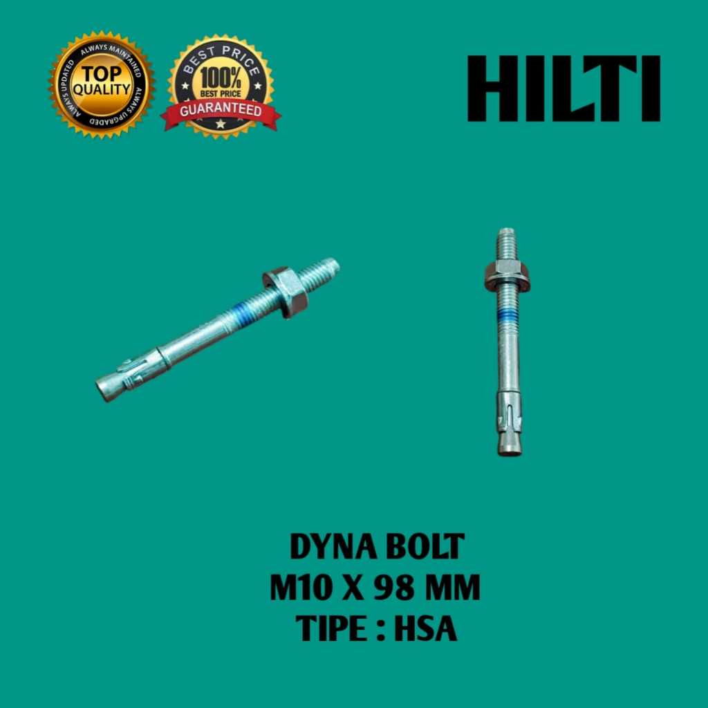 Jual HILTI Skrup Dynabolt Baut Beton Bracket eceran M10 Dinabolt DYNABOLT ANCHOR HILTI HSA ...