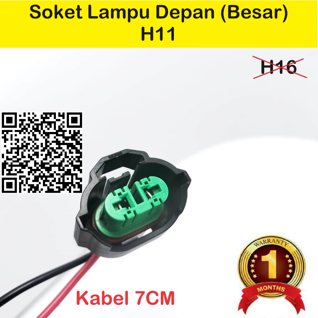 Jual Soket Lampu Depan H11 socket Besar | Shopee Indonesia