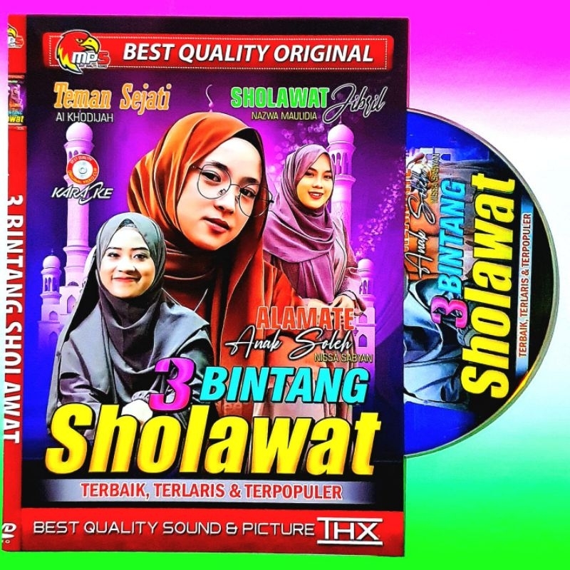 Jual KASET DVD MP5 3 BINTANG PENYANYI LAGU SHOLAWAT NISSA SABYAN-KASET DVD AI KHODIJAH-LAGU ...