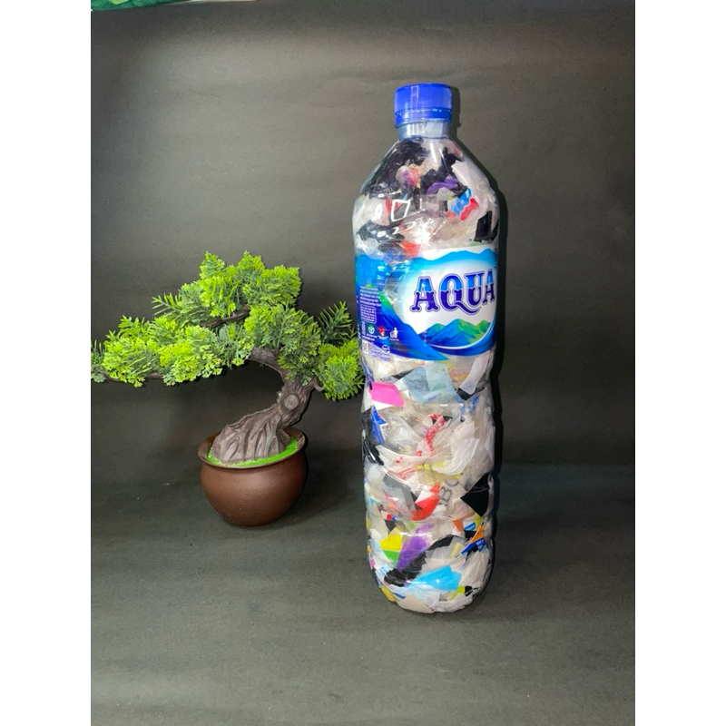 Jual ECOBRICK KHUSUS BOTOL AQUA 1500 ML ( BESAR ) | Shopee Indonesia