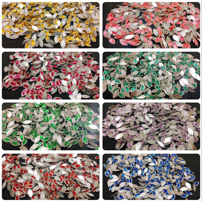 Jual Payet Batu Padi mutiara keliling 7 * 14 mm | Shopee Indonesia