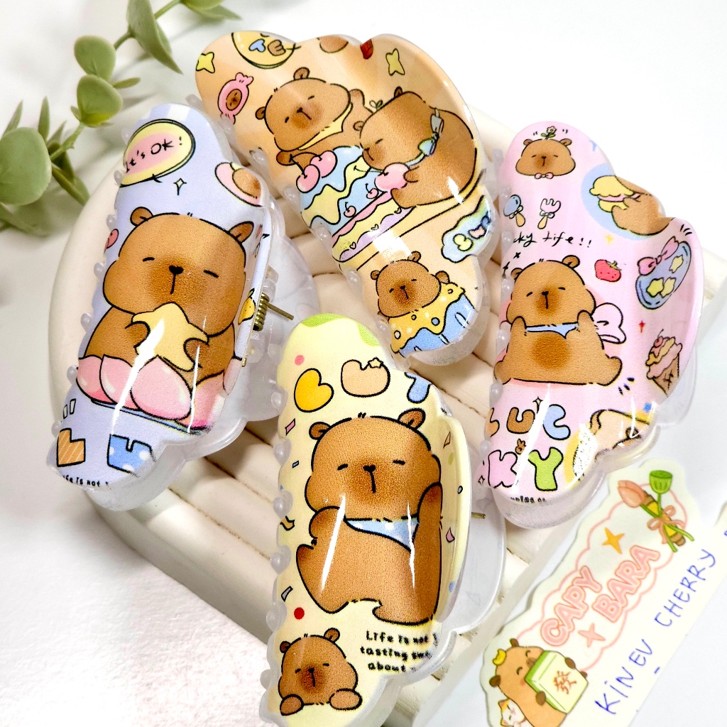 Jual CAPYBARA JEPIT RAMBUT JEDAI KARAKTER CAPYBARA LUCU | Shopee Indonesia