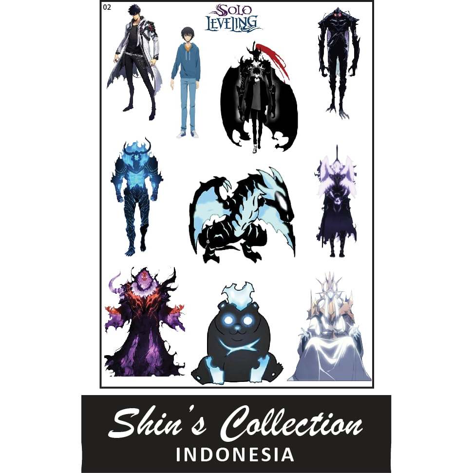 Jual Sticker stiker Solo Leveling Korea Anime 1 pc | Shopee Indonesia