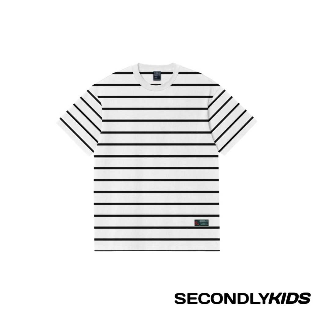 Jual SECONDLY.ID Kaos Salur Anak Stripe Medium | Shopee Indonesia