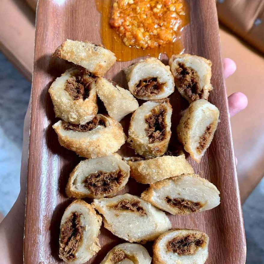 Jual Kerupuk Basah Isi Abon Khas Sukamara | Cemilan | Makanan | Oleh ...