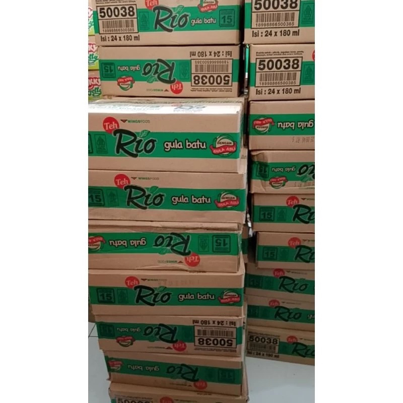 Jual teh rio 1 dus gula batu isi 24 pcs | Shopee Indonesia