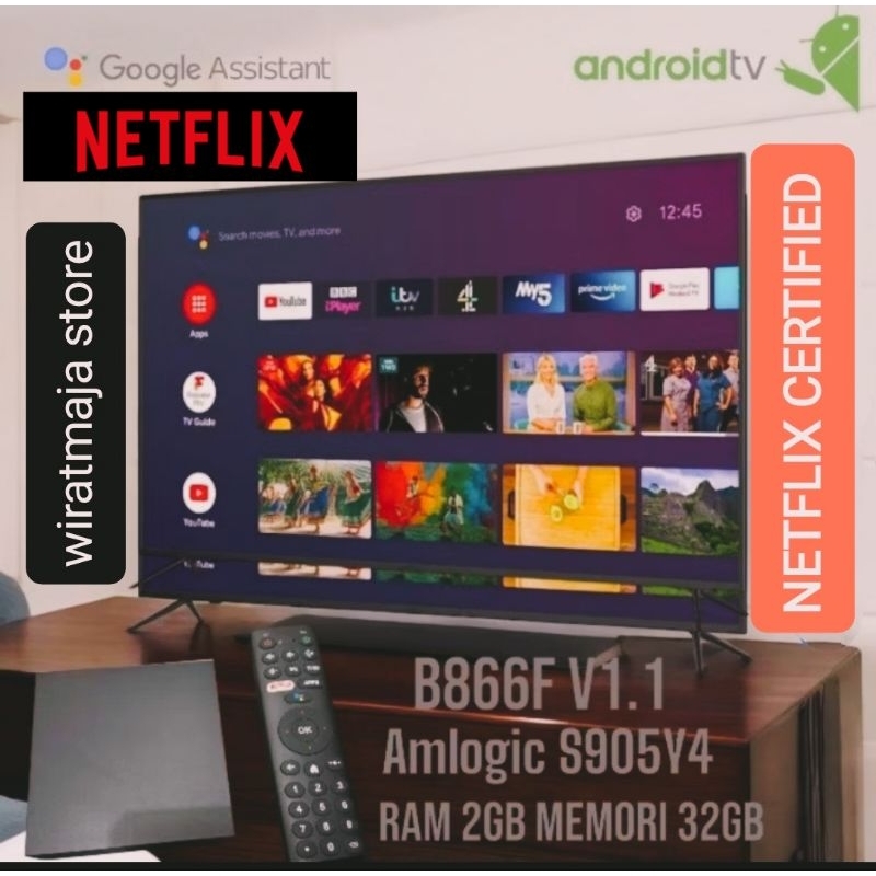 Jual STB ANDROID B866F V1.1 OS 11&12 4K UHD UNLOCK & ROOT | Shopee Indonesia