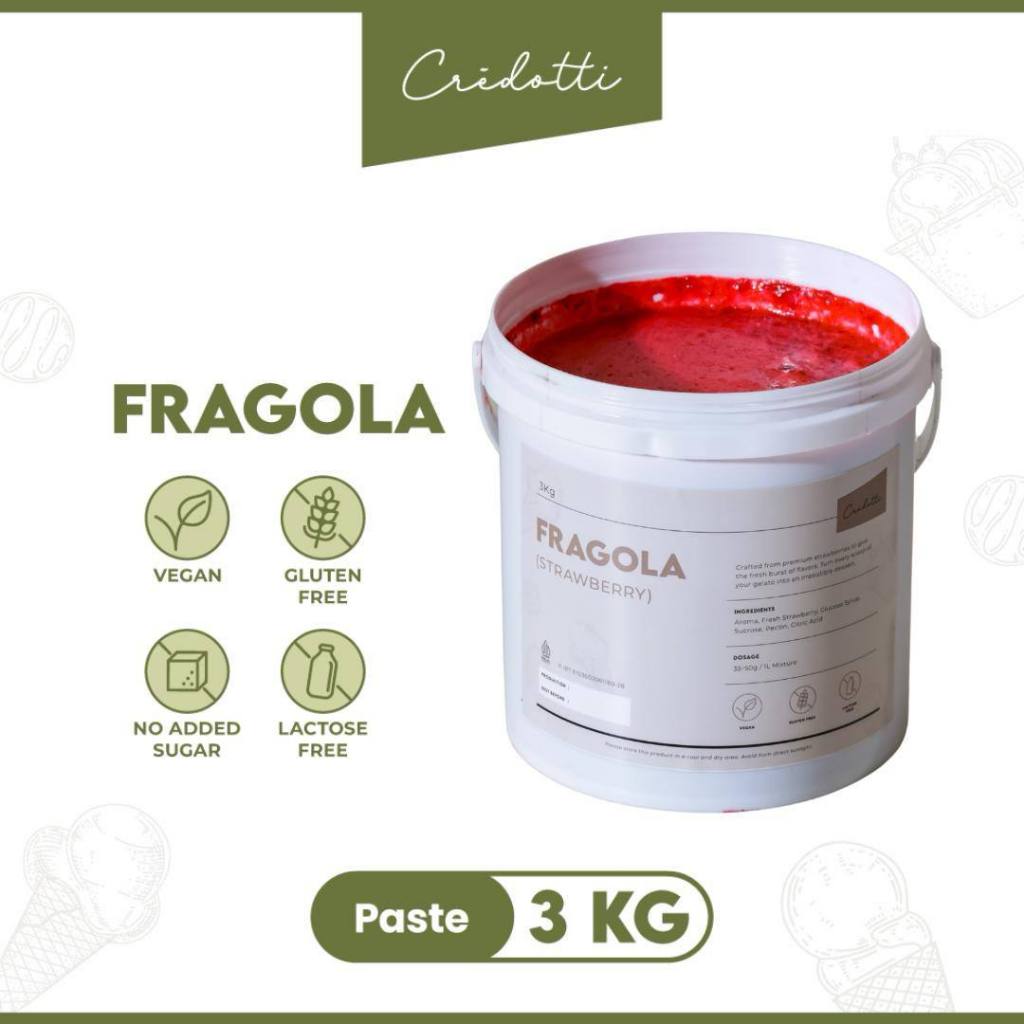 Jual Strawberry (Fragola) Paste / Pasta Perisa Gelato Ice Cream Flavor ...