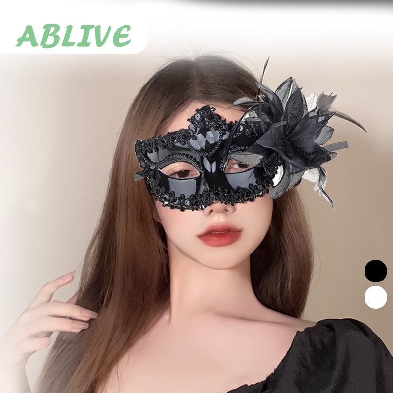 Jual Topeng Pesta Masquerade Party Mask Couple Mardi Gras Mask ...