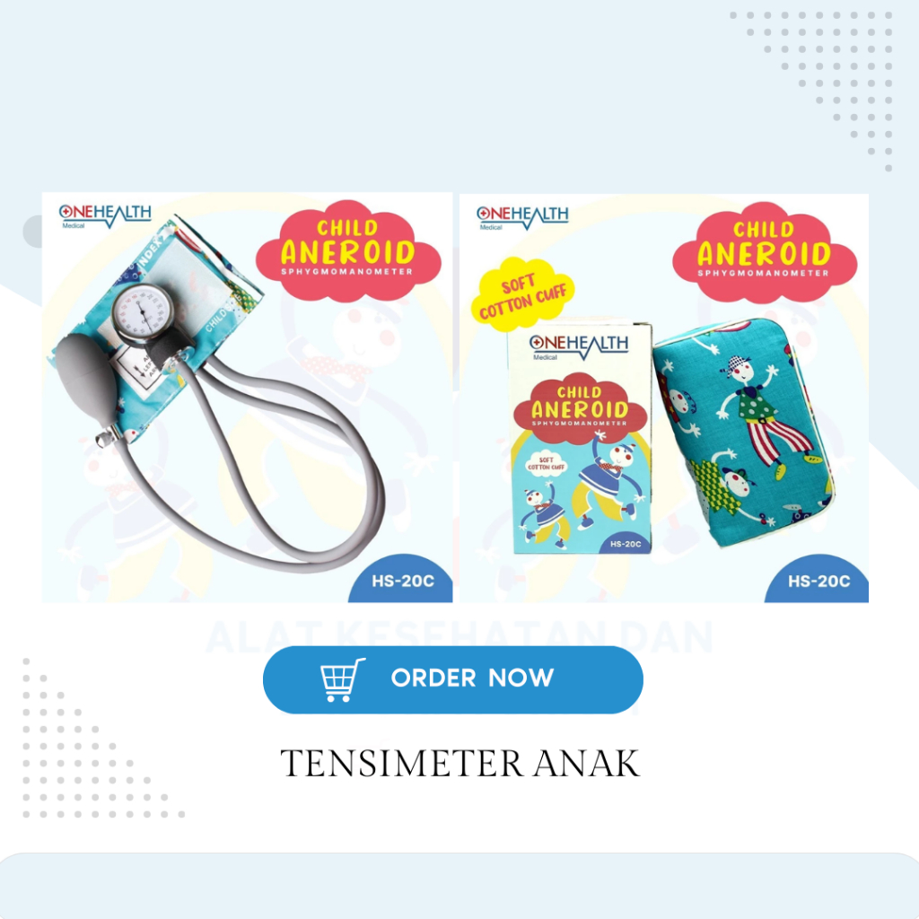 Jual OneHealth Tensimeter Aneroid Anak Tensi Jarum Manual Child Aneroid ...