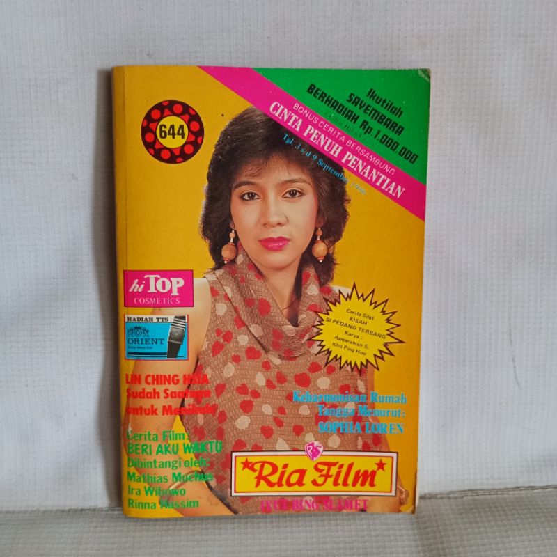 Jual MAJALAH Ria Film No. 644 COVER IYUT BING SLAMET | Shopee Indonesia