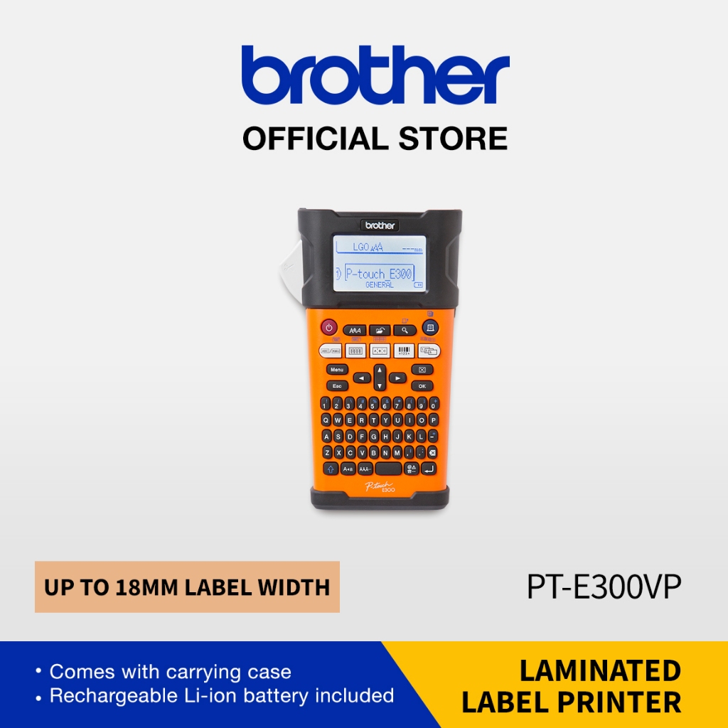 Jual Printer Label Brother P-Touch PT-E300 PT-E300VP - Original Resmi ...