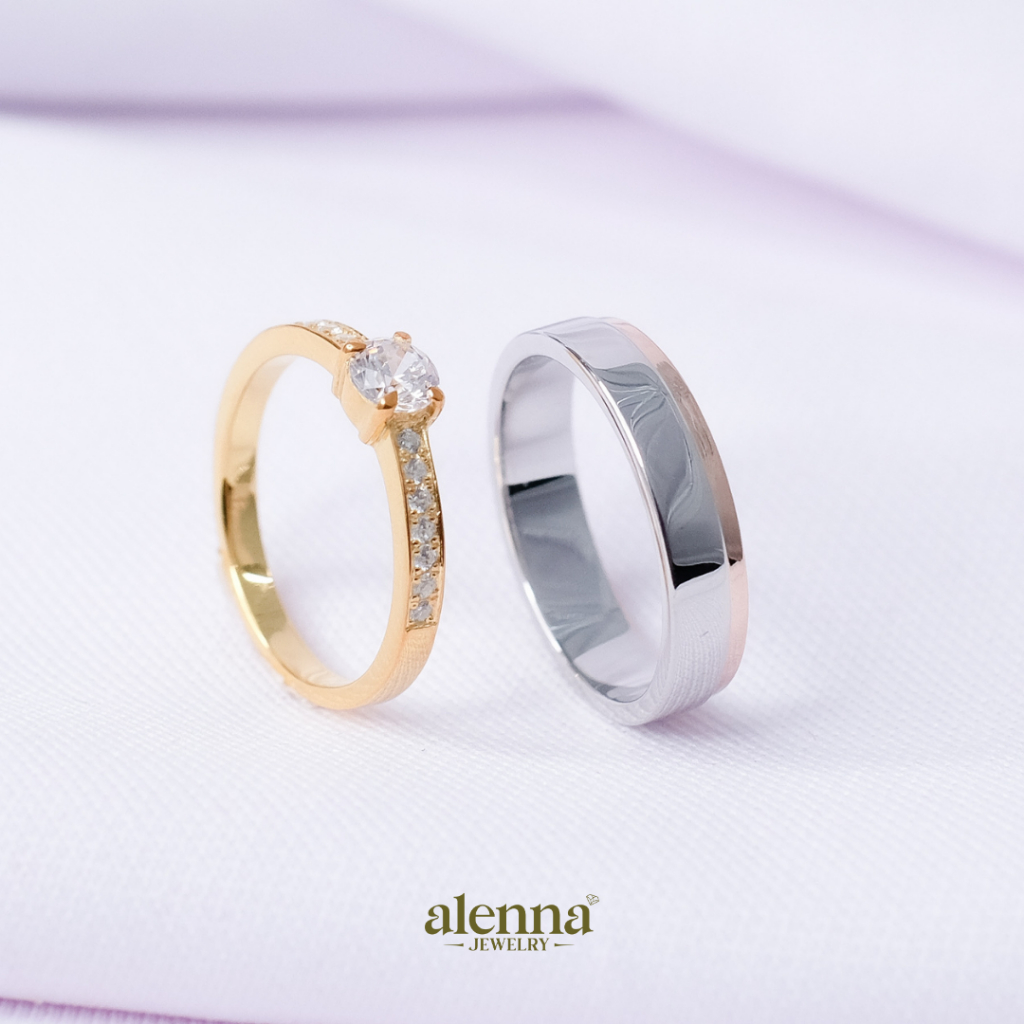 Jual Cincin Couple Perak Cincin Kawin Perak Cincin Tunangan Perak ...