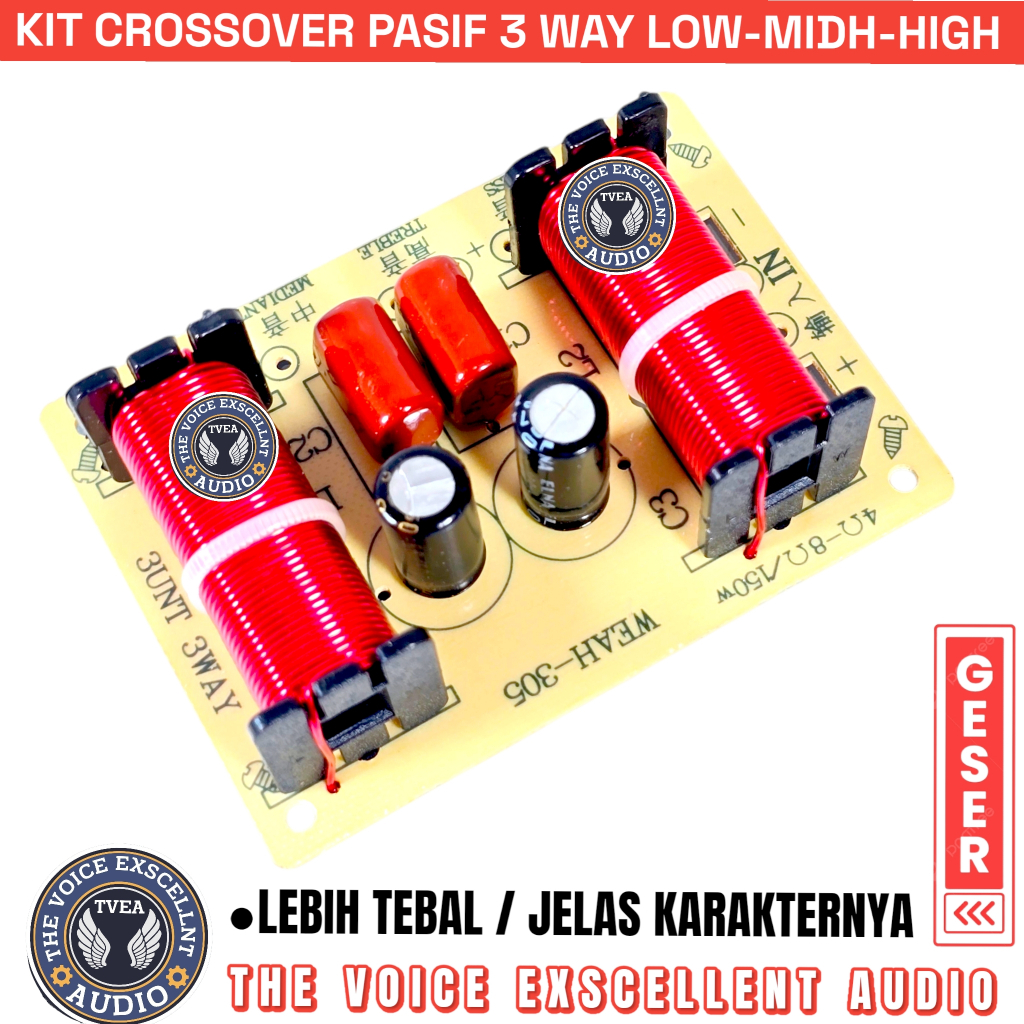 Jual Kit Crossover Pasif 3 WAY LOW TREBLE MIDH | Shopee Indonesia
