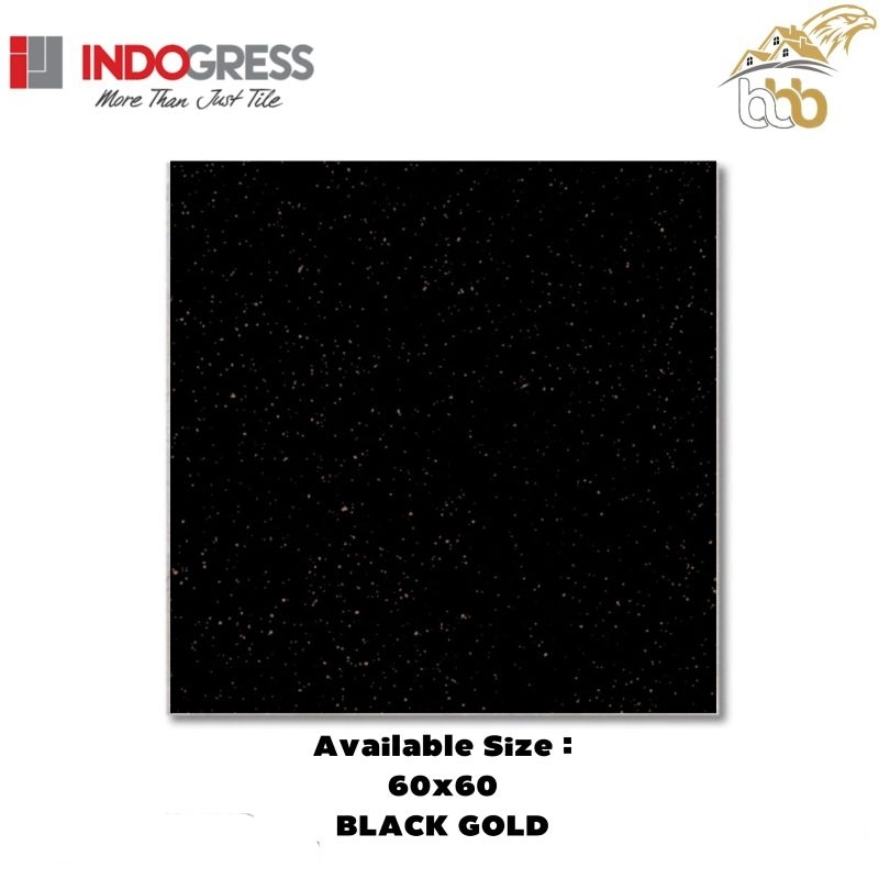 Jual granit lantai 60x60 indogress black gold | Shopee Indonesia