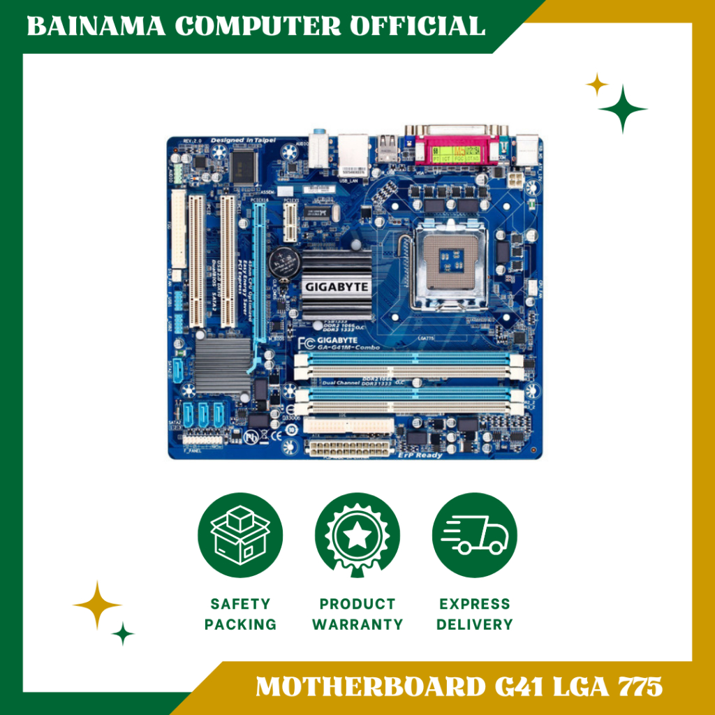Jual Motherboard G41 DDR3 LGA 775 | Shopee Indonesia