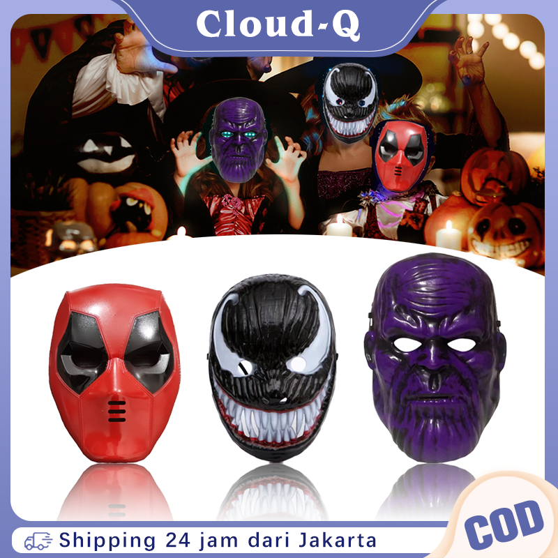 Jual Mainan Topeng Marvel Topeng Superhero Fullface Topeng Deadpool ...
