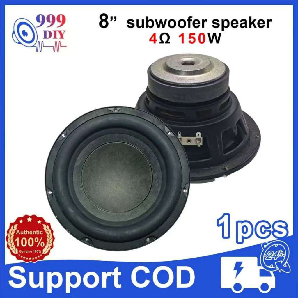 Jual 999DIY LG 8 inch bass subwoofer 4Ω 150W 8 inch speaker 8 inch ...