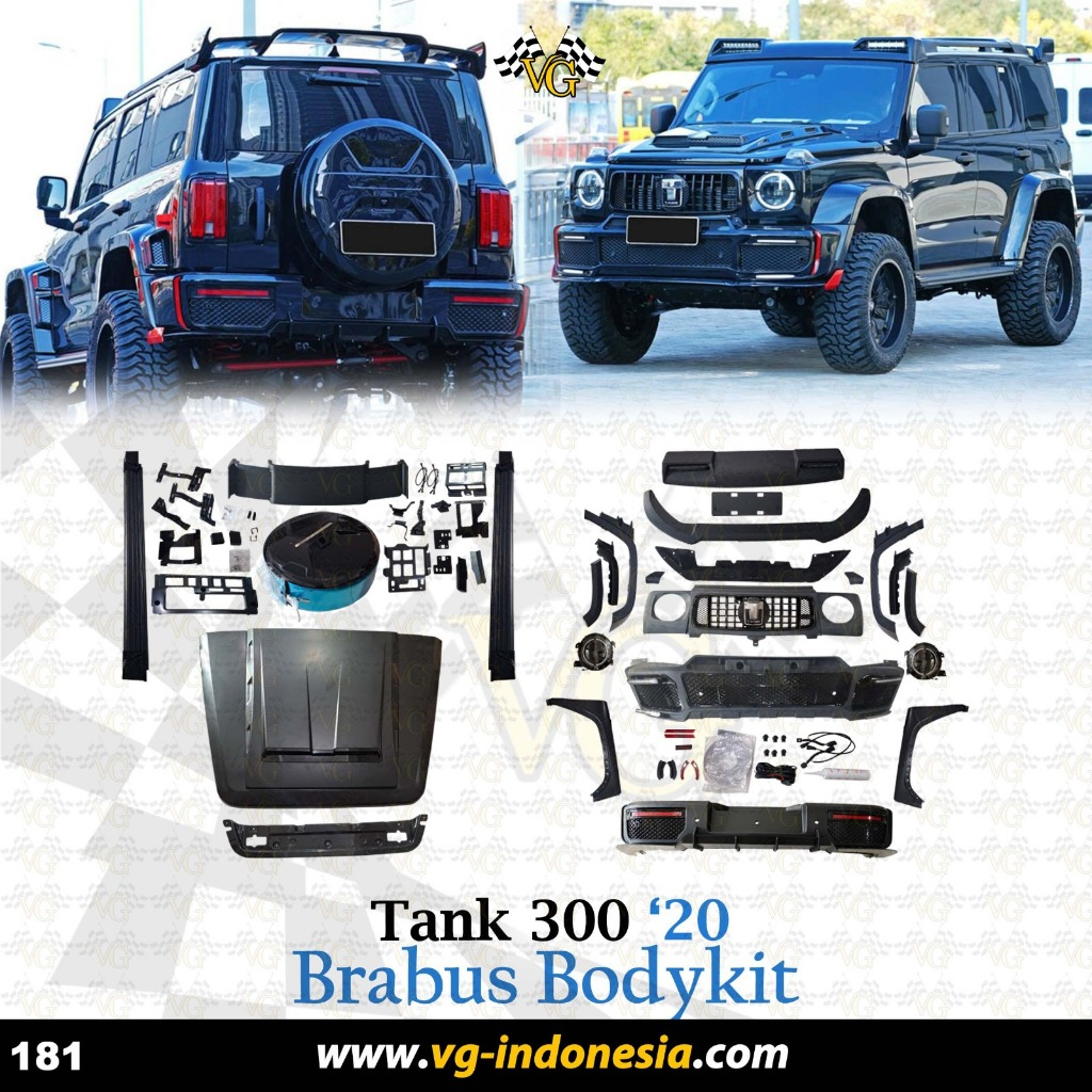 Jual BODYKIT BRABUS STYLE FOR GWM TANK 300 2020+ | Shopee Indonesia