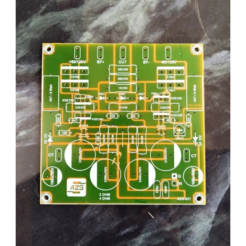 Jual PCB Power Amplifier Mono 2 Ohm TBM SUBLOW AZS - 021 | Shopee Indonesia