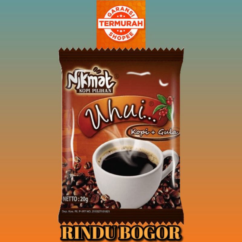 Jual Kopi Nikmat Uhui Kopi pilihan Khas Bogor Kopi Hitam plus Gula ...