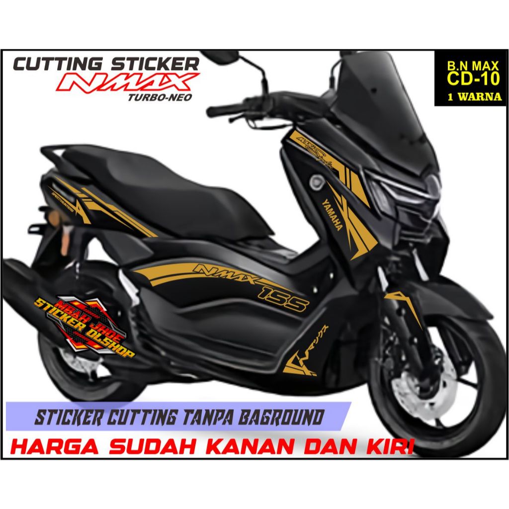 Jual CUTTING STICKER/STRIPING MOTOR ALL NEW YAMAHA NMAX STIKER NMAX ...