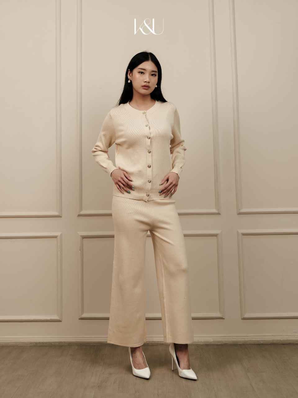 Jual KUKAI | Blossom Knit Set - Setelan Knit Cardigan dan Cullote ...