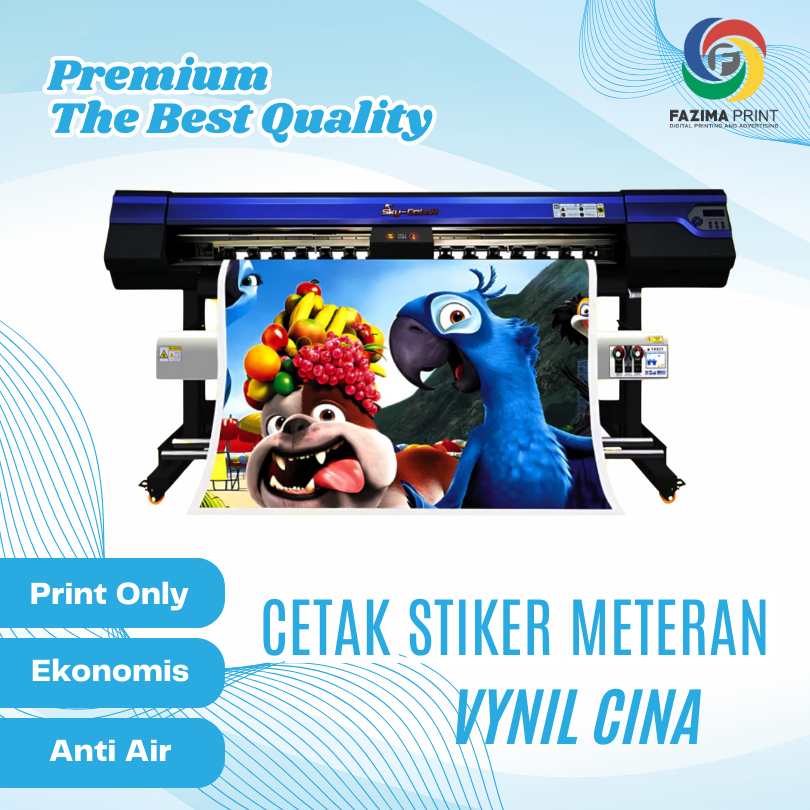 Jual Print Only Sticker Vinyl Cina, Print Stiker Vinyl Meteran, Stiker ...