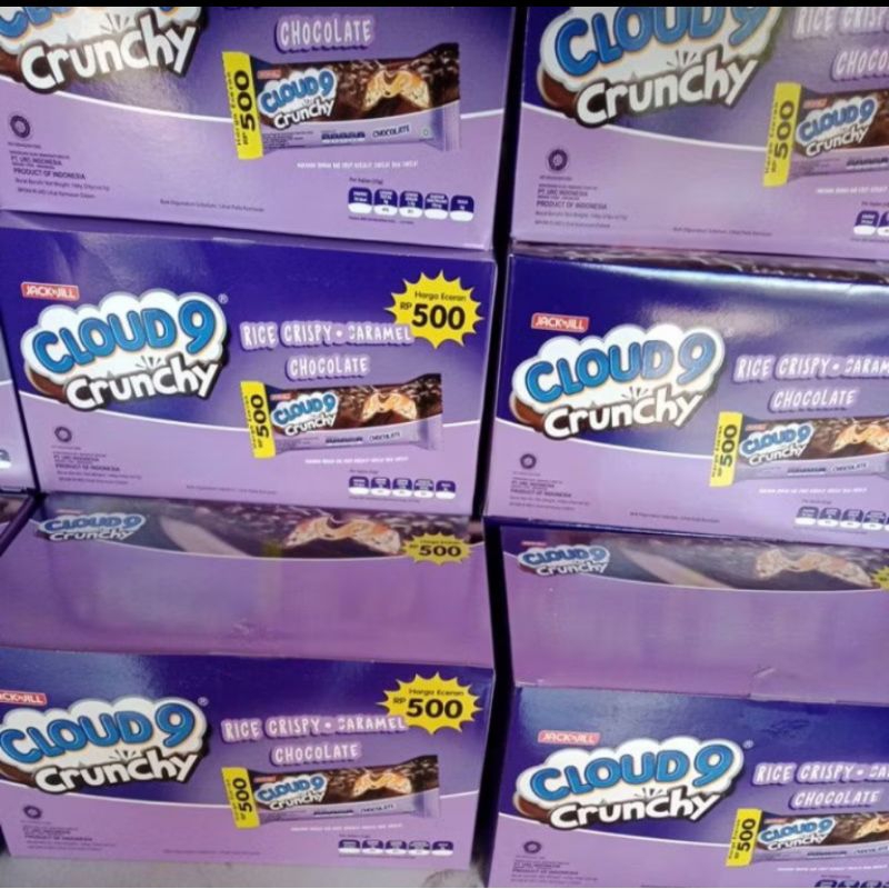 Jual Cloud 9 Crunchy box isi 24 pcs | Shopee Indonesia