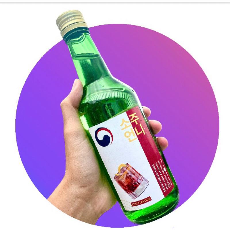 Jual Soju Halal non alkohol Rasa Rhum, Korean sparking water, 380ml ...
