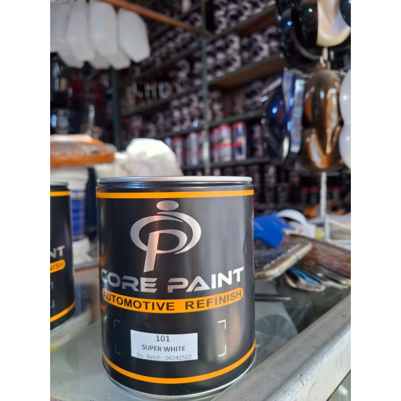Jual Cat PU Super White Corepaint 200ml/1kg | Shopee Indonesia