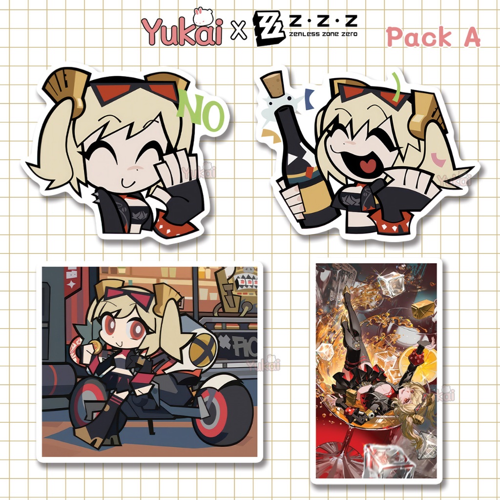 Jual Stiker Burnice Zenless Zone Zero (ZZZ) Premium - Sticker Pack ...