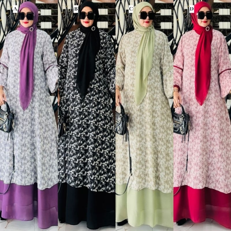 Jual Layla Melayu Mix bath 4 vol 17 19 24 Fav Series Set Dress Tunik ...