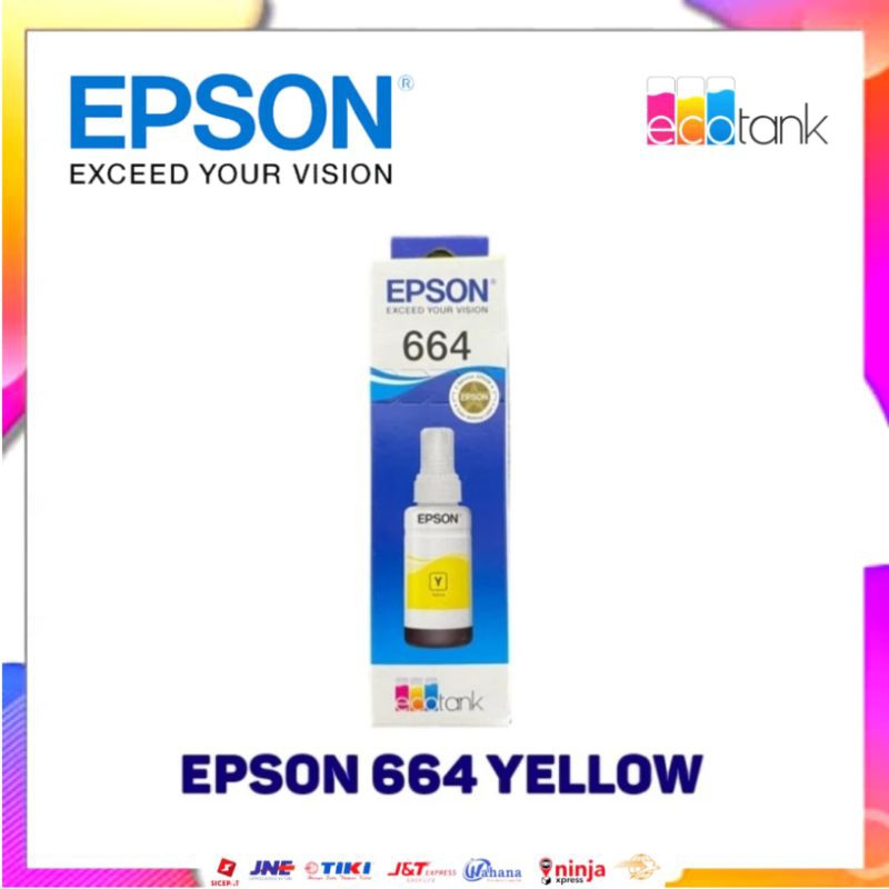 Jual Tinta Epson 664 Yellow Original | Shopee Indonesia