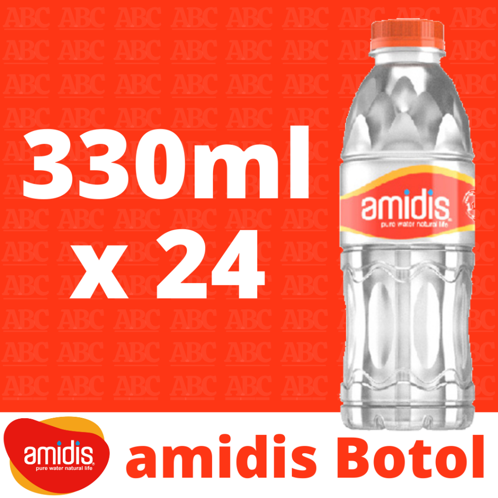 Jual Amidis | 330ml x 24 | Botol Kecil | Air Minum | Air Mineral ...