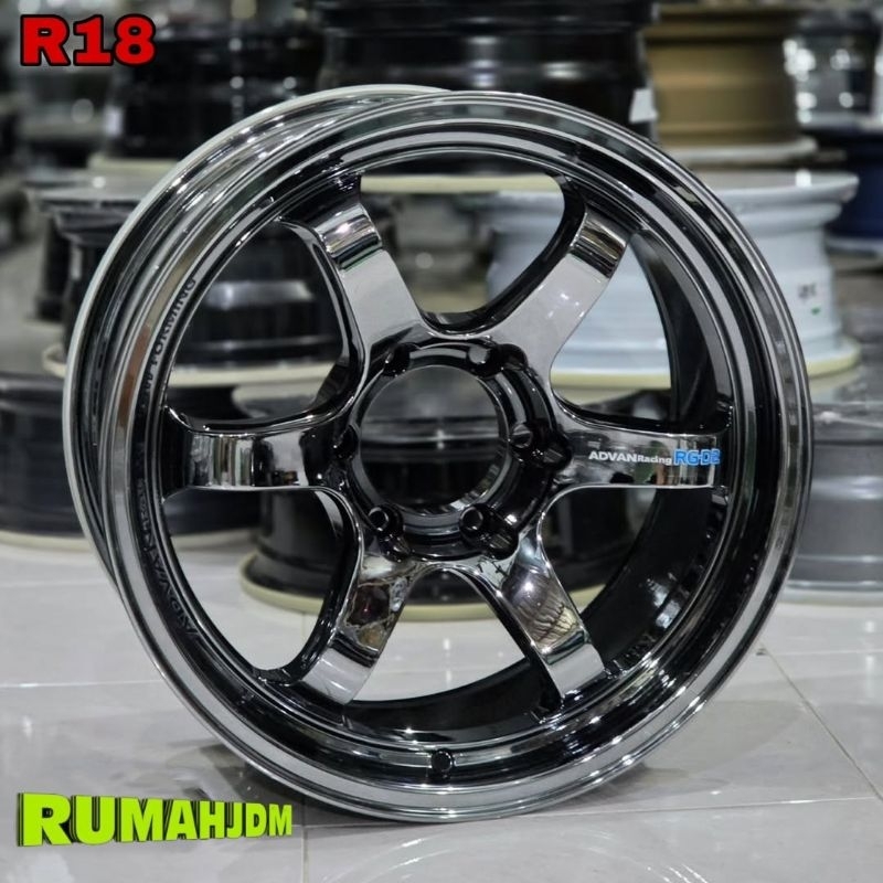 Jual velg racing mobil ring 18 ADVAN RG D2 FLOW FORMING PCD 6X139,7 velg mobil r18 untuk mobil ...