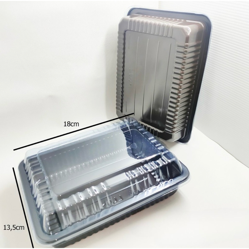 Jual Mika snack box mika kue kotak plastik mika brownies Harga per ...