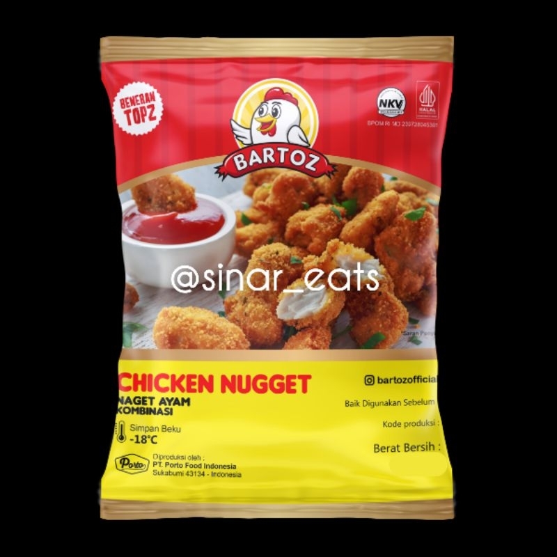 Jual Bartoz Nugget Ayam Chicken Naget 250G | Shopee Indonesia