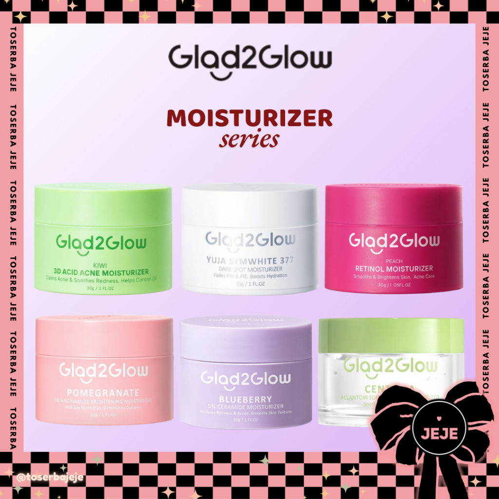 Jual GLAD2GLOW Moisturizer | G2G Glad Glow Acne Retinol Yuja Symwhite ...